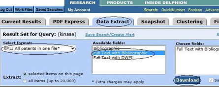 Creating from Delphion